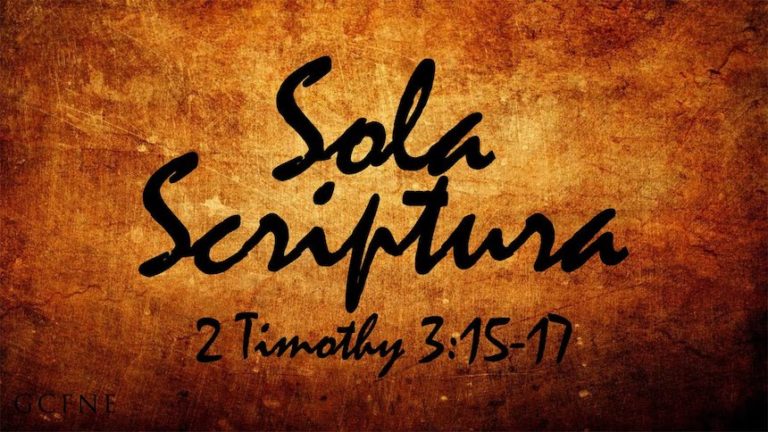 Solo or Sola Scriptura? – Restless Pilgrim