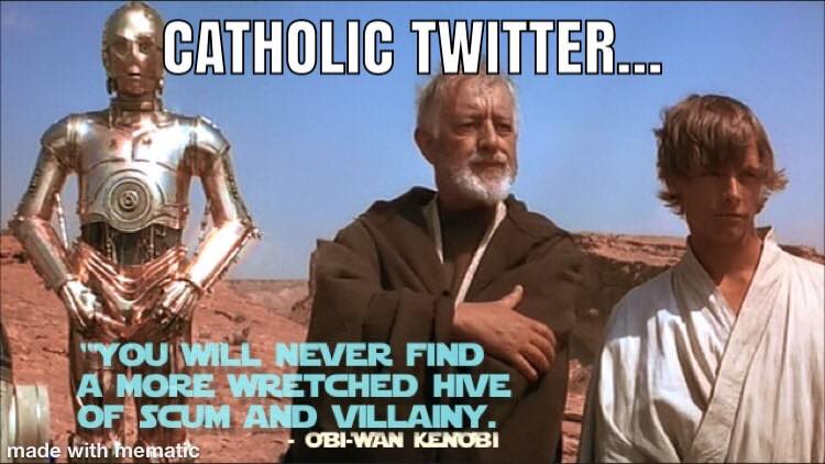 Friday Frivolity: Catholic Twitter – Restless Pilgrim